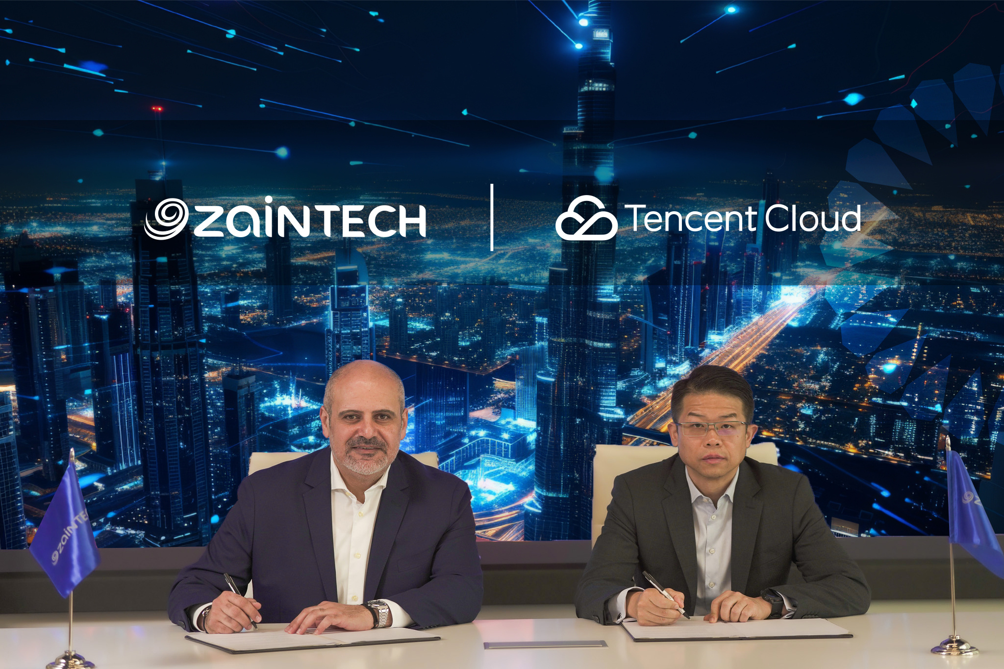 ZainTECH partners with Tencent Cloud to introduce Digital Twin technology to MENA